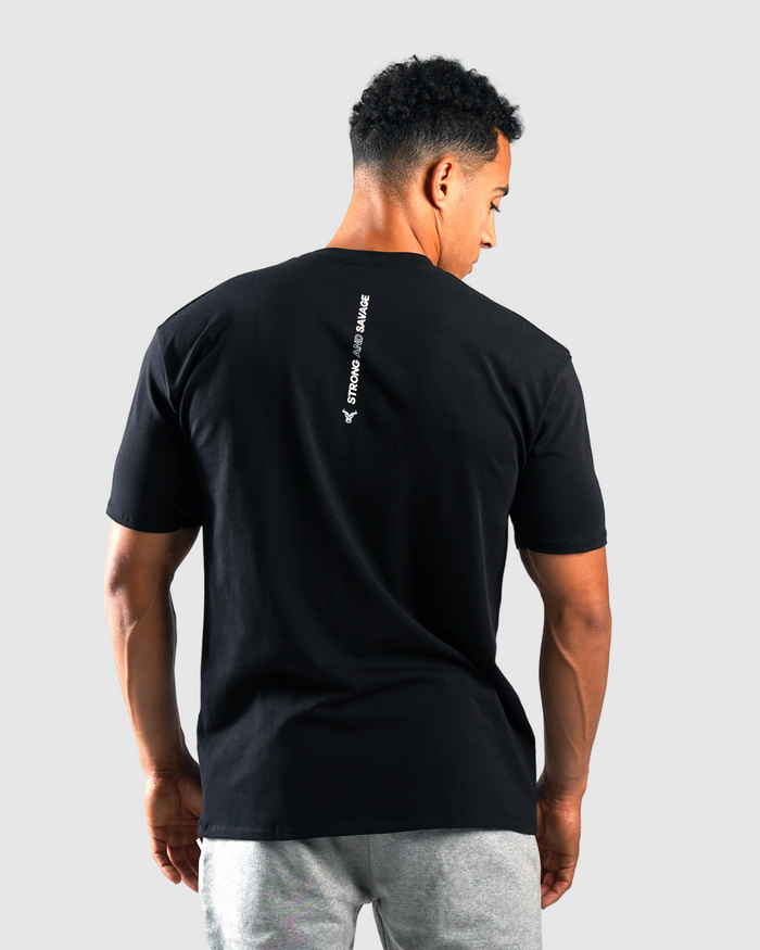 Essential Oversized T-shirt - Black | Strong And Savage